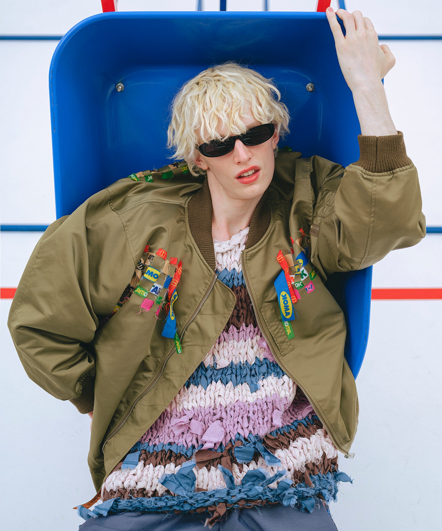 TAPE WEAVING BLOUSON – ANLIO（アンリオ）